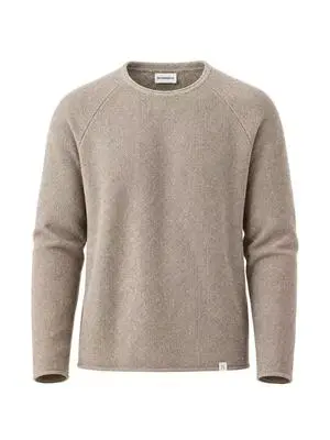 NOWADAYS Honeycomb-knit Crew-neck Sweater