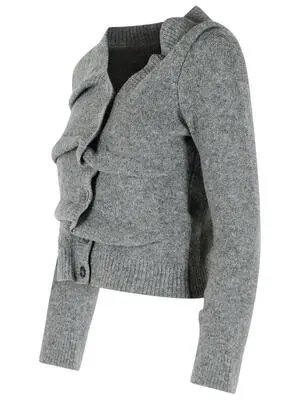 DIESEL® M-ava Cardigan In Beige Wool