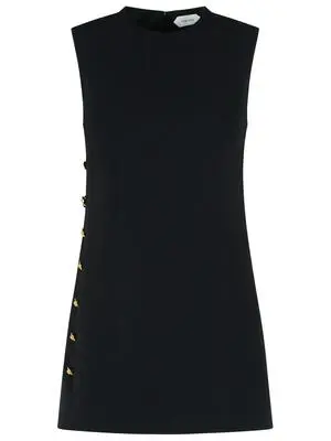 VERSACE Versace Cady Black Viscose Dress Women