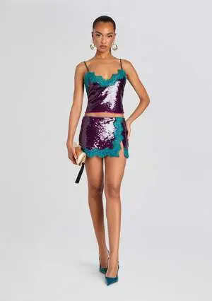Retrofete Mik Sequin Top