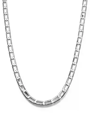 MARIA BLACK Brick Link-chain Necklace - Silver
