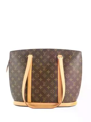LOUIS VUITTON Babylone Handbag Monogram Canvas Tote Bag - Brown