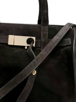 Benedetta Bruzziches Suede Buckle-fastening Tote Bag