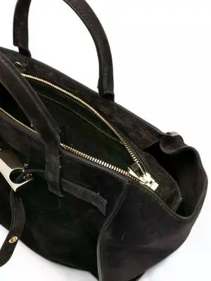Benedetta Bruzziches Suede Buckle-fastening Tote Bag
