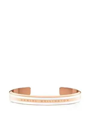 DANIEL WELLINGTON Emalie Logo-engraved Striped Cuff Bracelet - Pink