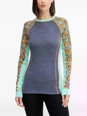 Smartwool Floral-print Raglan-sleeve Base Layer