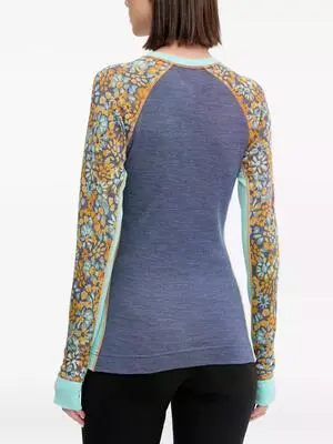 Smartwool Floral-print Raglan-sleeve Base Layer