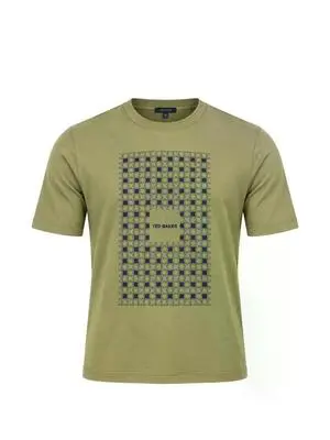 Ted Baker London Geometric-print Cotton T-shirt