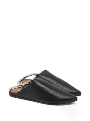 Alaïa La Babouche Ankle-cuff Mules