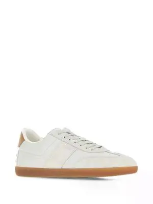 TOD'S Leather-panelled Lace-up Sneakers