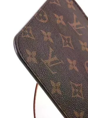LOUIS VUITTON Neverfull Pochette Monogram Canvas Large Pouch - Brown