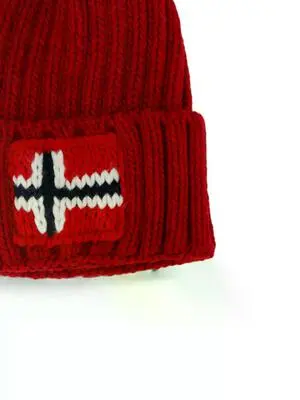 NAPAPIJRI Semiury Pompom-detail Beanie Hat