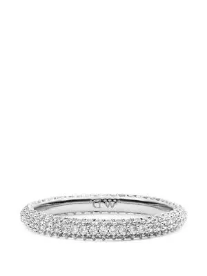 DANIEL WELLINGTON Pavé Crystal-embellished Ring - Silver
