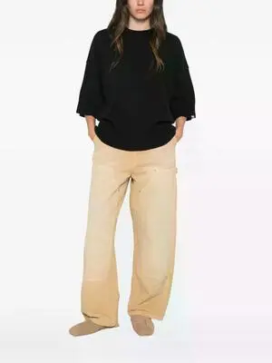 Extreme Cashmere Sassie Short-sleeve Cashmere Top
