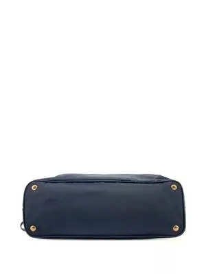 Prada 2013-2026 Saffiano Trimmed Tessuto Tote Bag