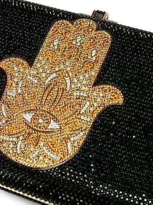 Judith Leiber Crystal-embellished Hamsa Mini Bag