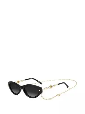Carolina Herrera Embellished Cat-eye Sunglasses - Black