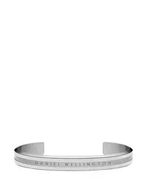 DANIEL WELLINGTON Elan Engraved Logo-cuff Bracelet - Silver