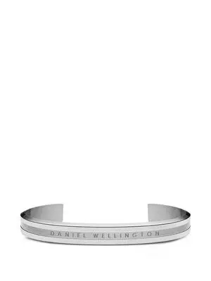 DANIEL WELLINGTON Elan Engraved Logo-cuff Bracelet - Silver