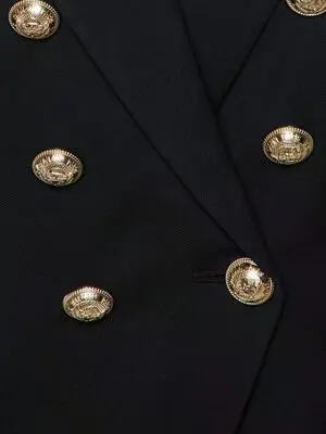 Balmain Double-breasted Gabardine Blazer