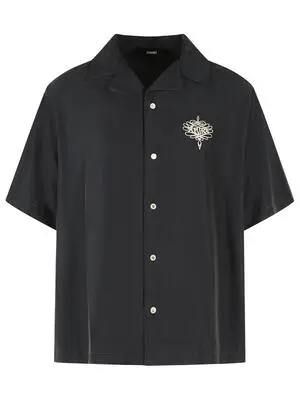 Amiri Lasso' Polyester Blend Shirt - Black