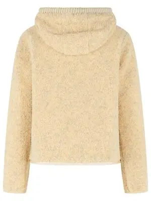 Moncler Beige Cotton Blend Sweater - Cream