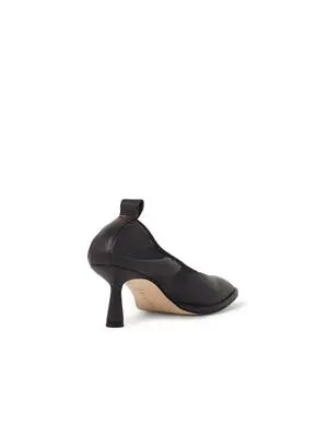 AeydĒ Giulia' Mocha Nappa Leather Pumps