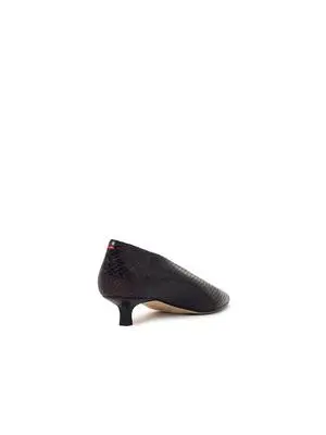 AeydĒ Clara' Burgundy Leather Pumps - Multicolor