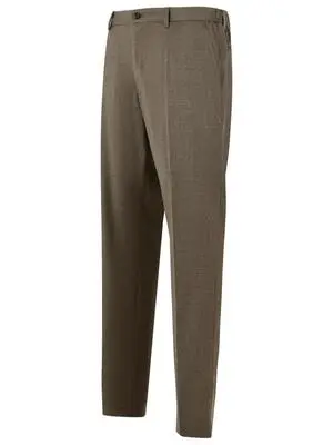 Dolce & Gabbana Brown Virgin Wool Trousers