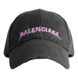 Balenciaga Diy Back Cap - Black