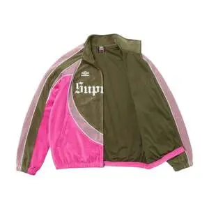 Supreme Fw26 X Umbro Velour Track Jacket