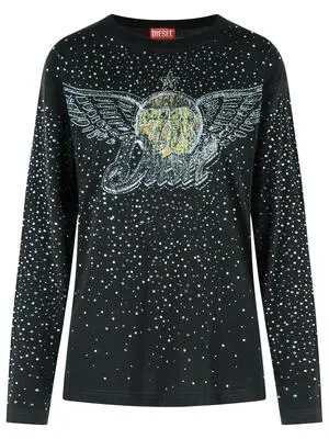 DIESEL® Long Sleeve T-shirt In Cotton