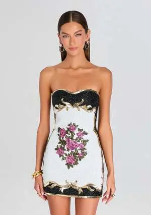 Retrofete Ismeria Embroidered Dress