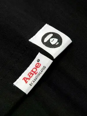 AAPE BY *A BATHING APE Moonface Logo-print T-shirt
