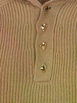 DONDUP Ribbed Crystal-embellished Sweater