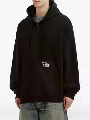 Izzue Logo-print Zip-up Hoodie