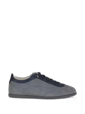 Brunello Cucinelli Suede Lace-up Sneakers - Grey