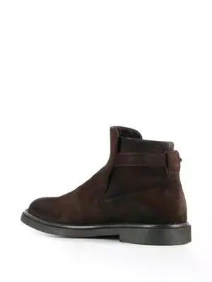 ALEXANDER HOTTO Buckle-fastening Suede Boots