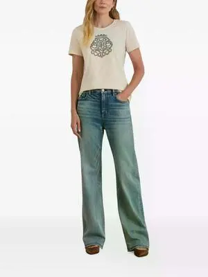 Ralph Lauren Beaded Crest-patch T-shirt
