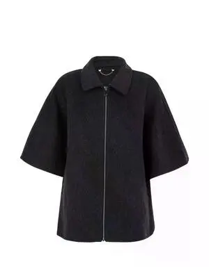 GIOVANNI PARIS Clementine Faux-fur Collar Cape