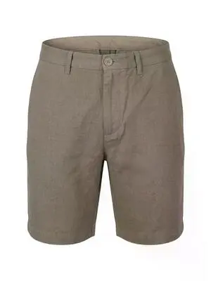 Emporio Armani Linen-blend Chino Shorts - Neutrals