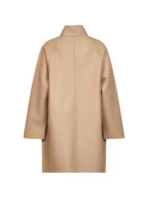 Harris Wharf London High-neck Virgin Wool Coat