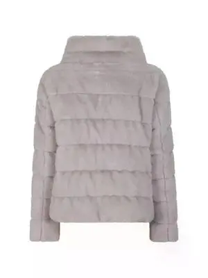 Herno Quilted Faux-fur Jacket