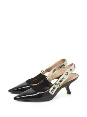 Dior J'adior Patent Leather Slingback Pumps