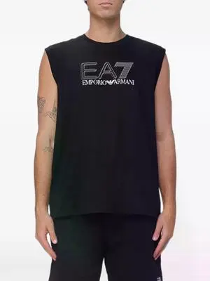 EA7 Logo-print T-shirt - Black