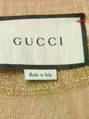 Gucci 2018 Gg Rhinestone-embellished Sweater