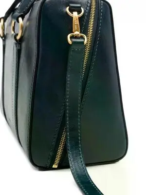 THE BRIDGE Logo-stamp Leather Tote Bag