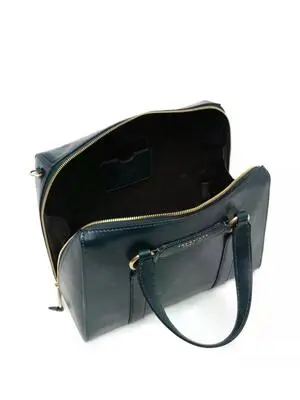 THE BRIDGE Logo-stamp Leather Tote Bag