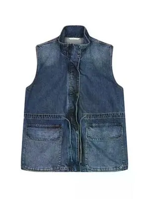 JNBY Cargo-pocket Drawstring Gilet - Blue
