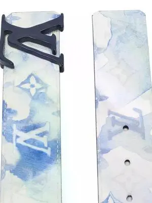 LOUIS VUITTON 2021 Initiales Logo-plaque Belt